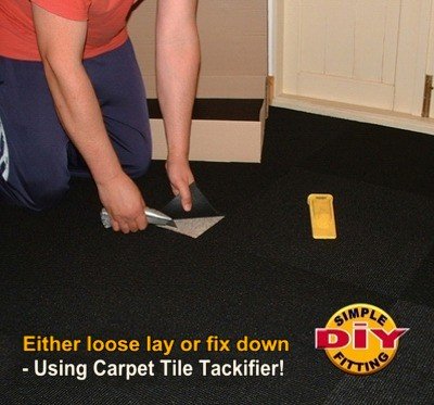 Jet Black Carpet Tiles | Hard Wearing Black Carpet Tile