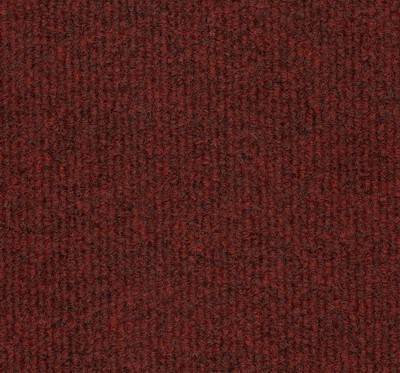 Cherry Red Fine Rib Carpet Tile a General Contract Tile